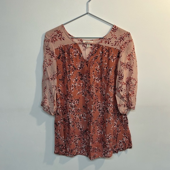 Como Blu | Tops | Como Blu Brand Womens Top Size Ps Pink Color | Poshmark